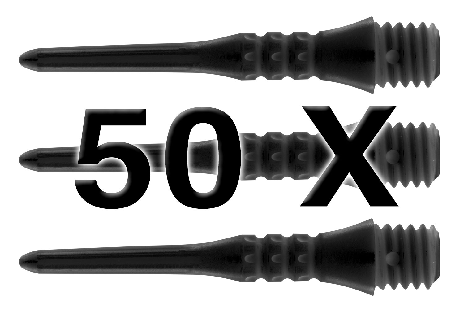 TARGET PIXEL TIPS schwarz - 25 mm - 50 Stk | Darts & Billard Shop BCE AG - Darts, Billard ...